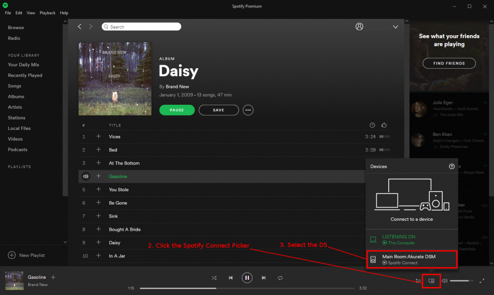 Spotify:Desktop App - LinnDocs